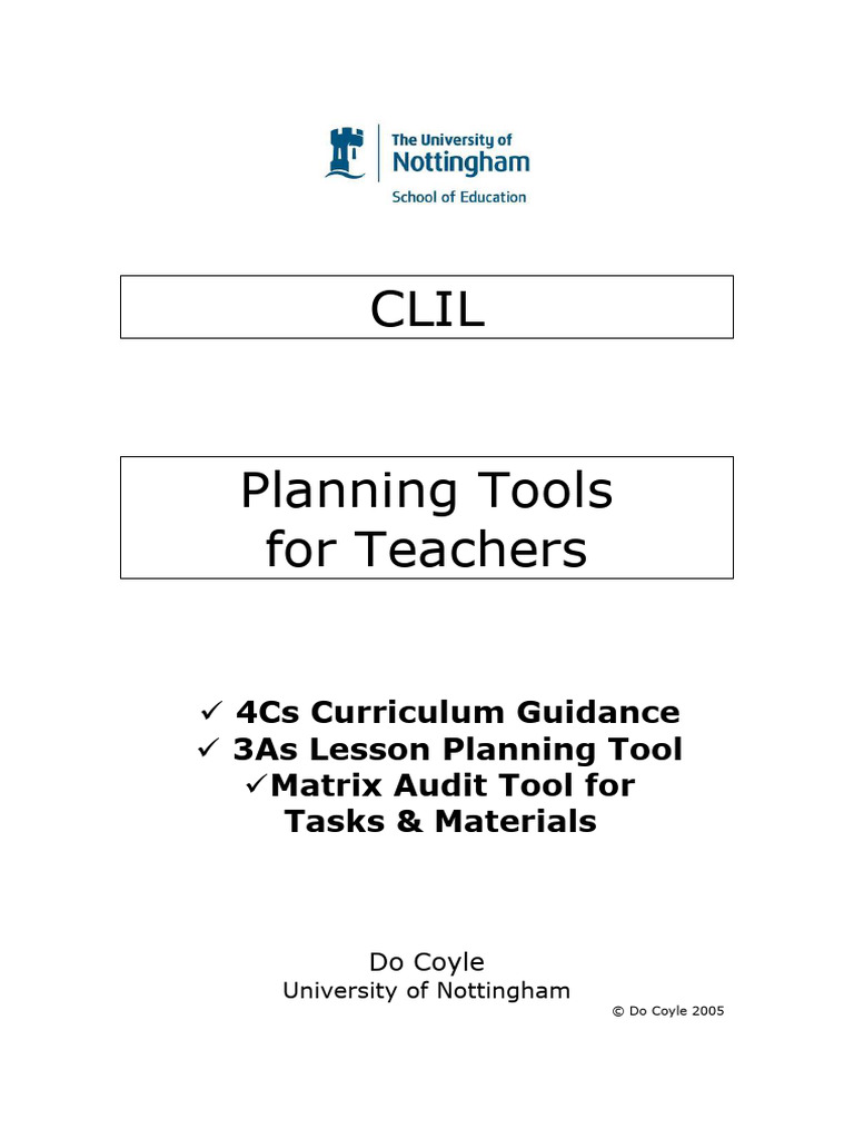 Clil - Do Coyle | PDF