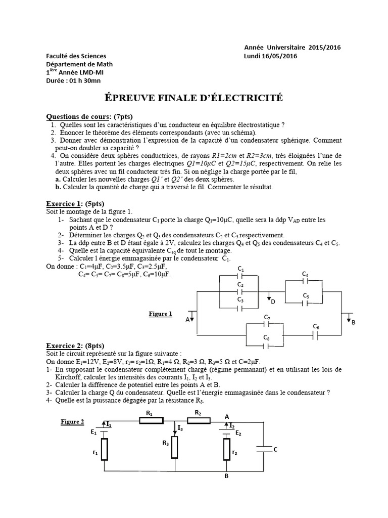 Suj Corrig EF Electricite | PDF