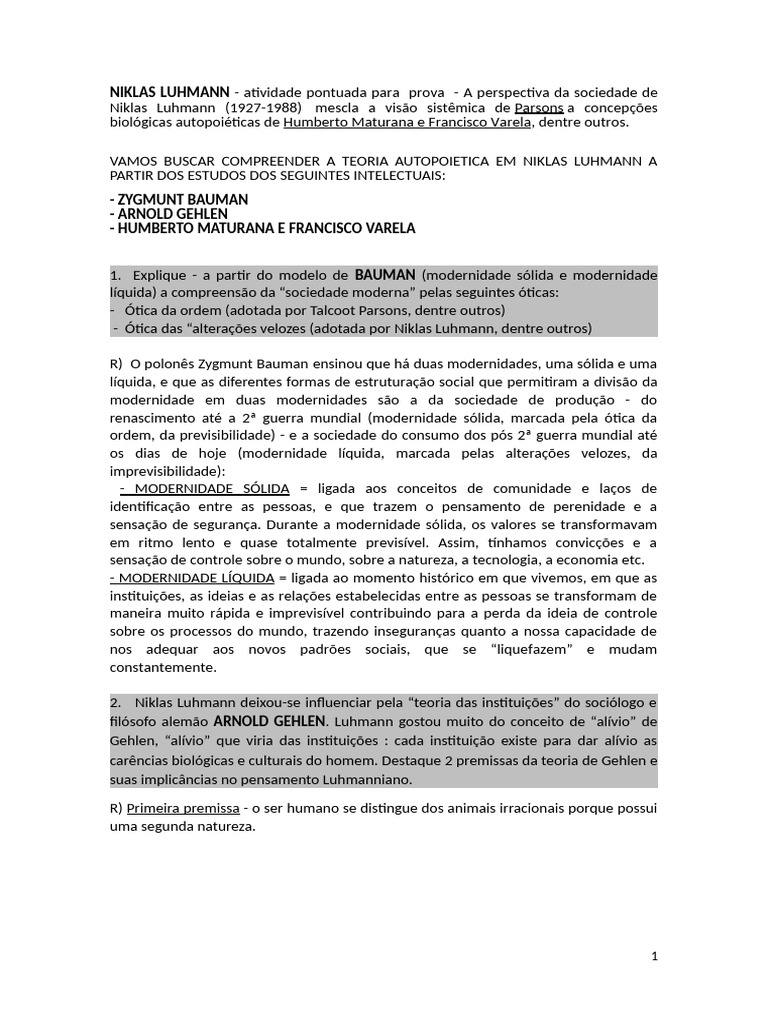Niklas Luhmann | PDF