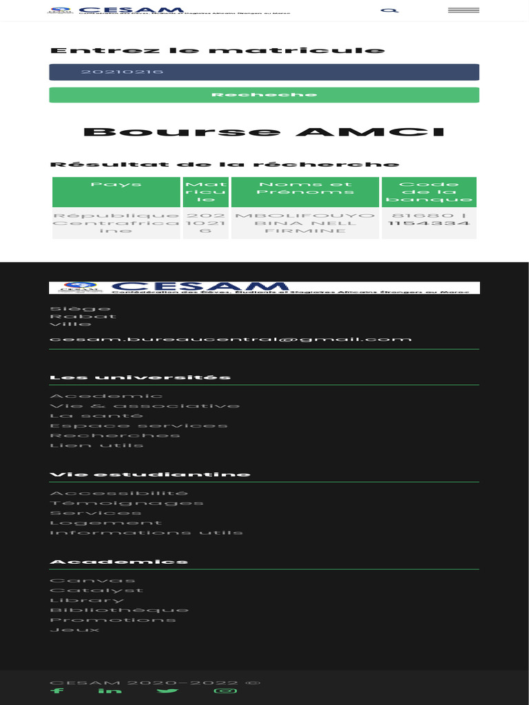 CESAM Centrale | PDF