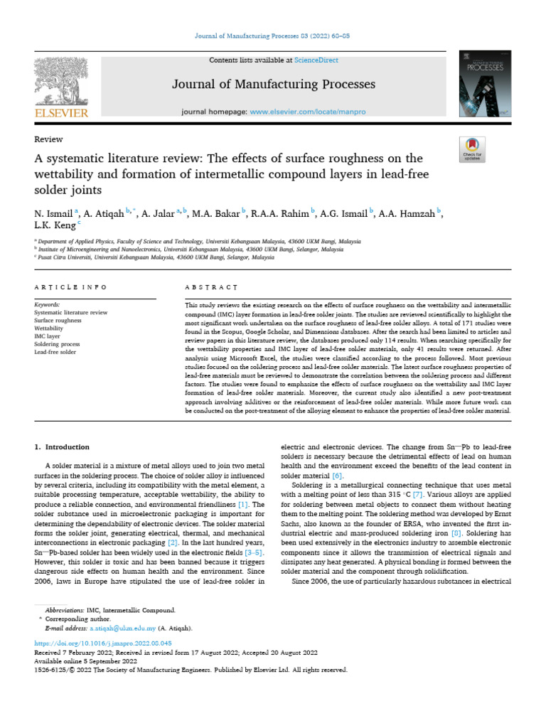 Journal of Manufacturing Processes | PDF