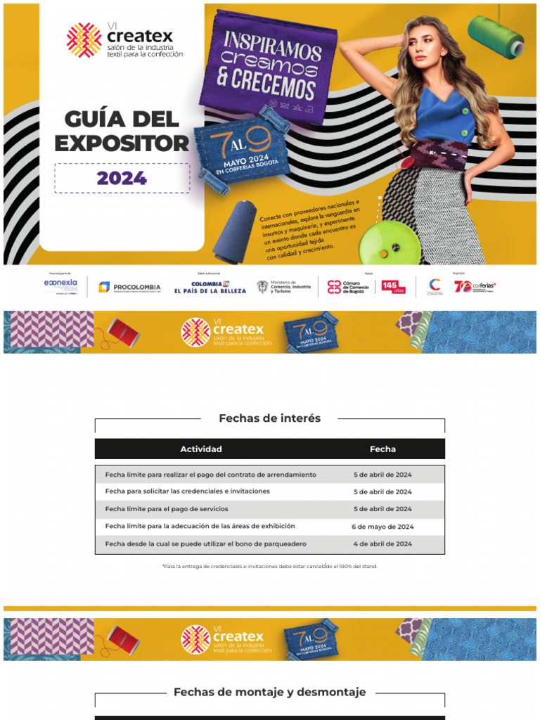 Guia Expositor Createx | PDF