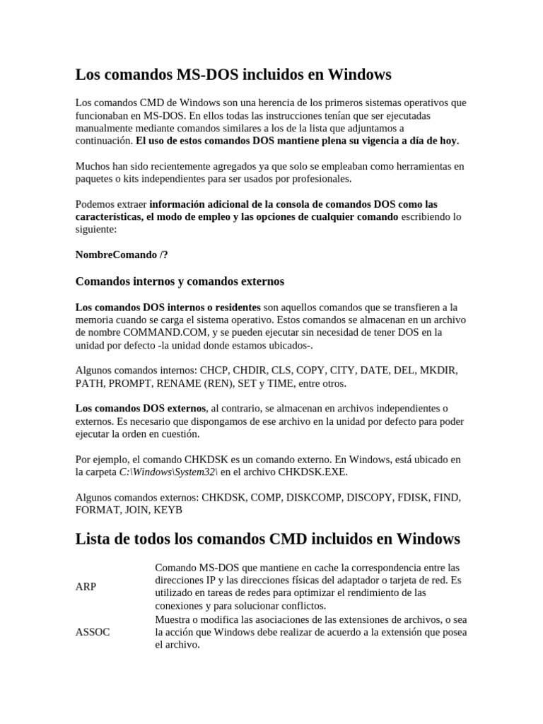 Los Comandos MS | PDF