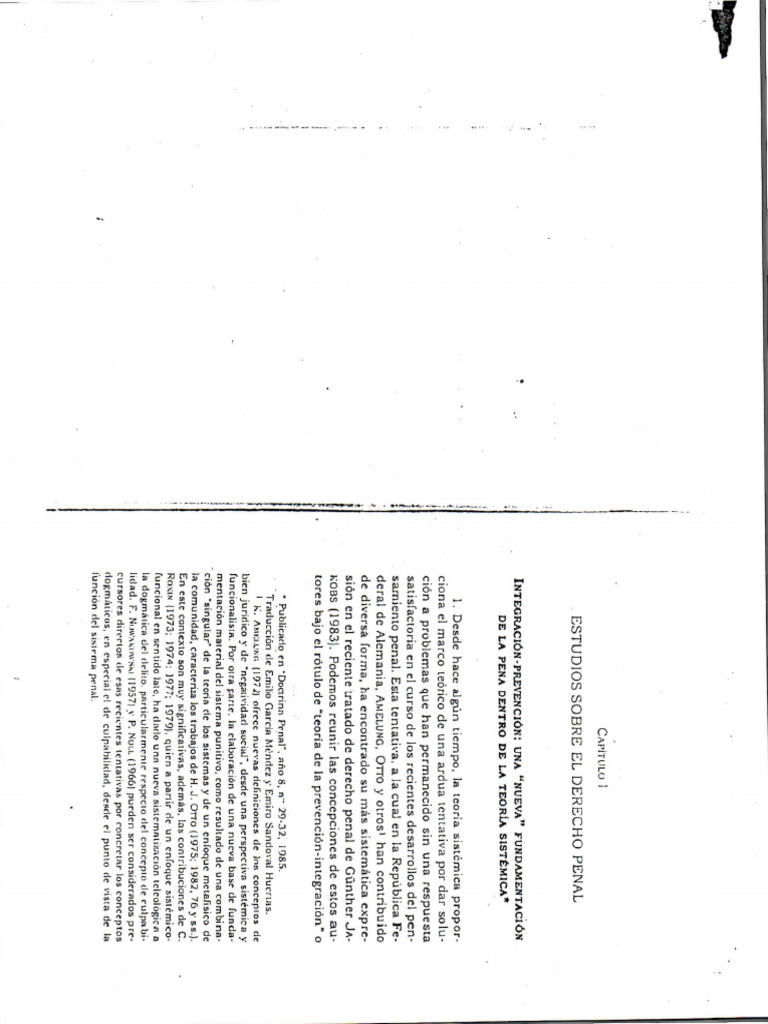 Alessandro Baratta. Integración - Prevención. Una Nueva Fundamentación ...