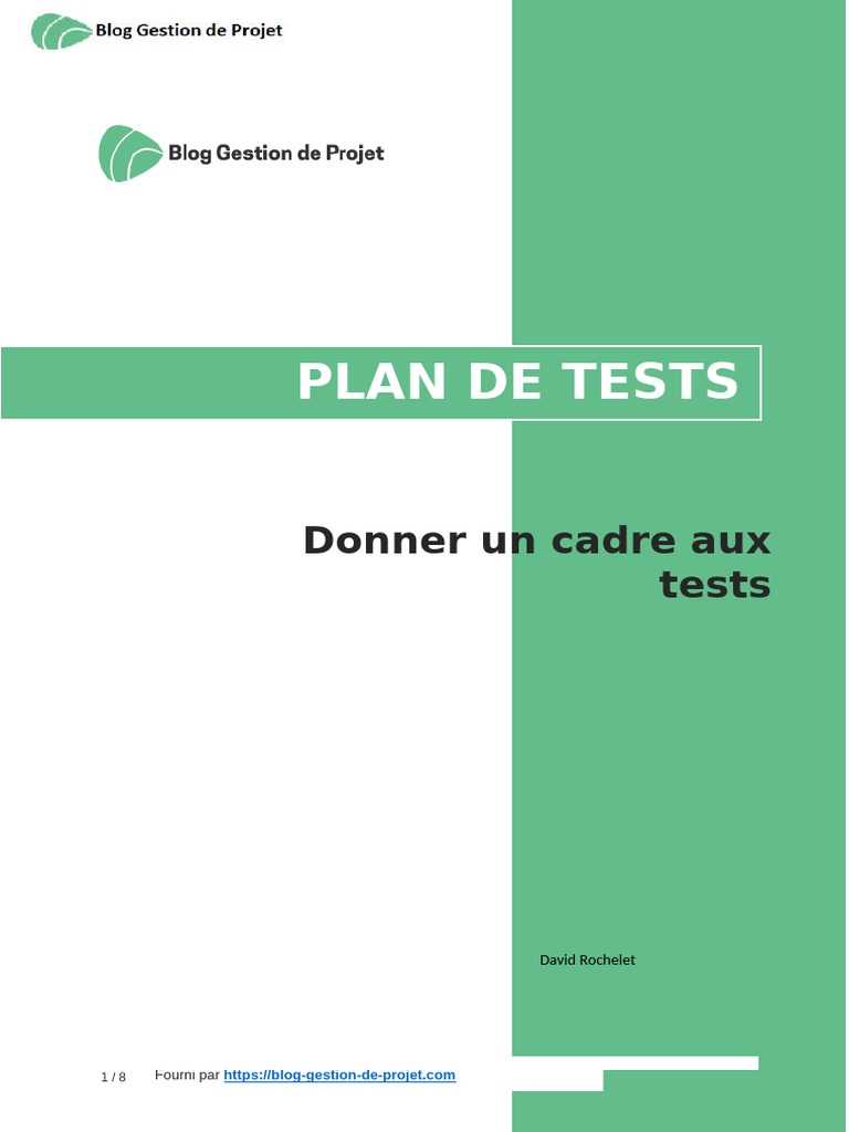 Plan de Test | PDF