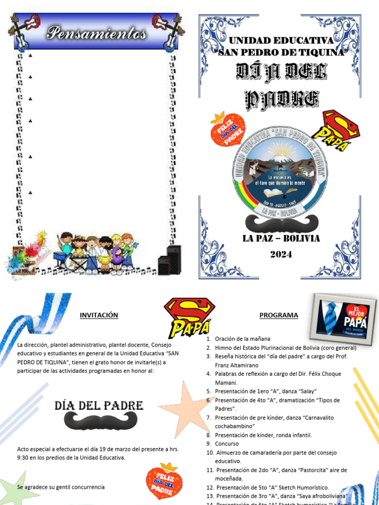 Invitación Día Del Padre | PDF