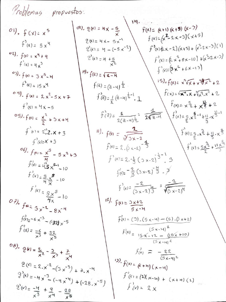 Derivadas 1 - Compressed | PDF