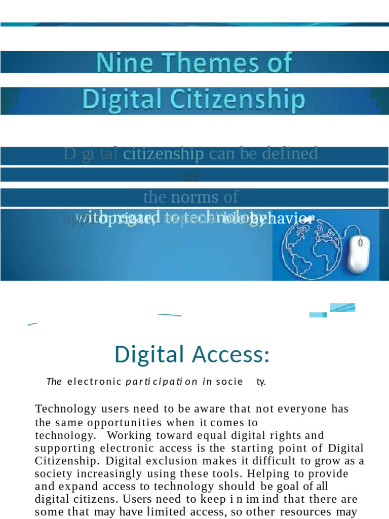 Digital Citizenship Guide | PDF | Communication | Politics