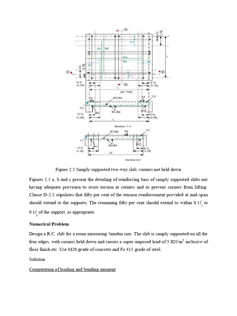 5-10-23-Design of Two Way Slabs of 17.8.23 Class | PDF