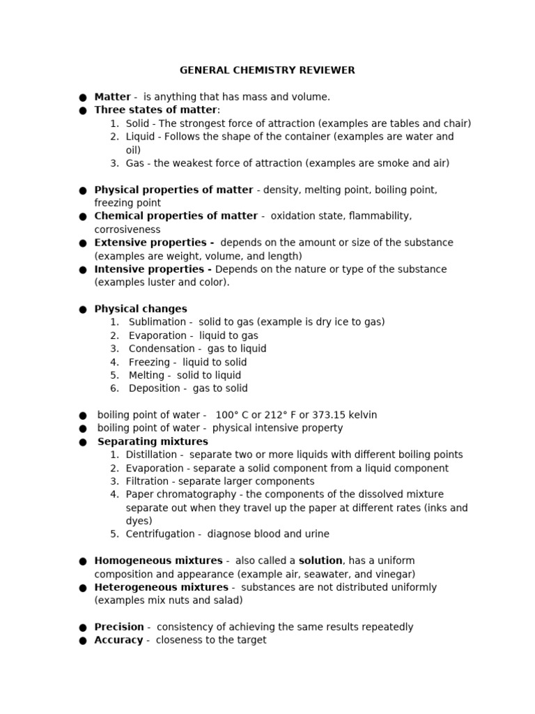 Genchem Reviewer | PDF