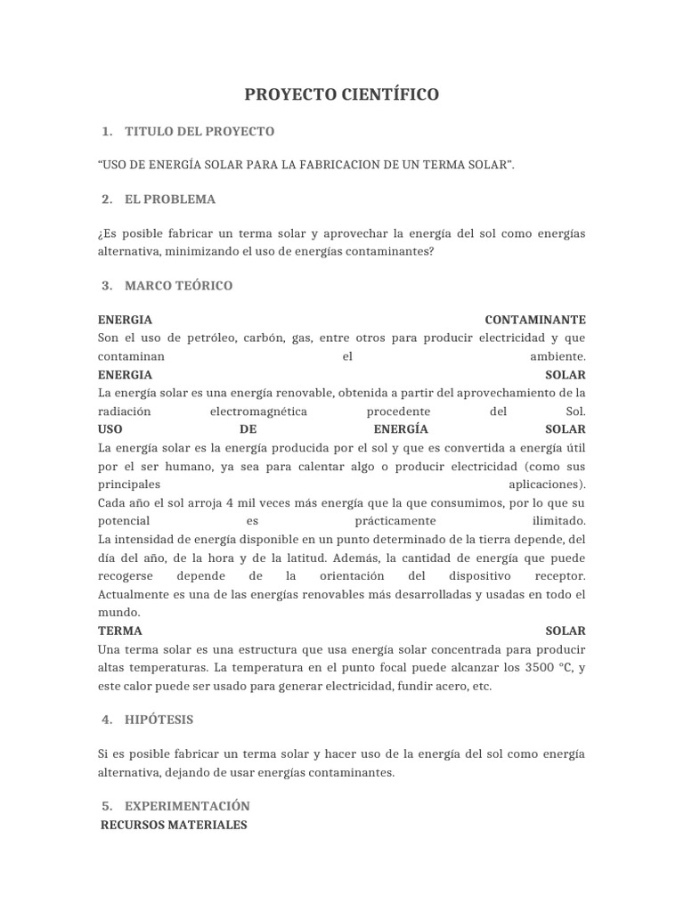 Proyecto de Cta | PDF