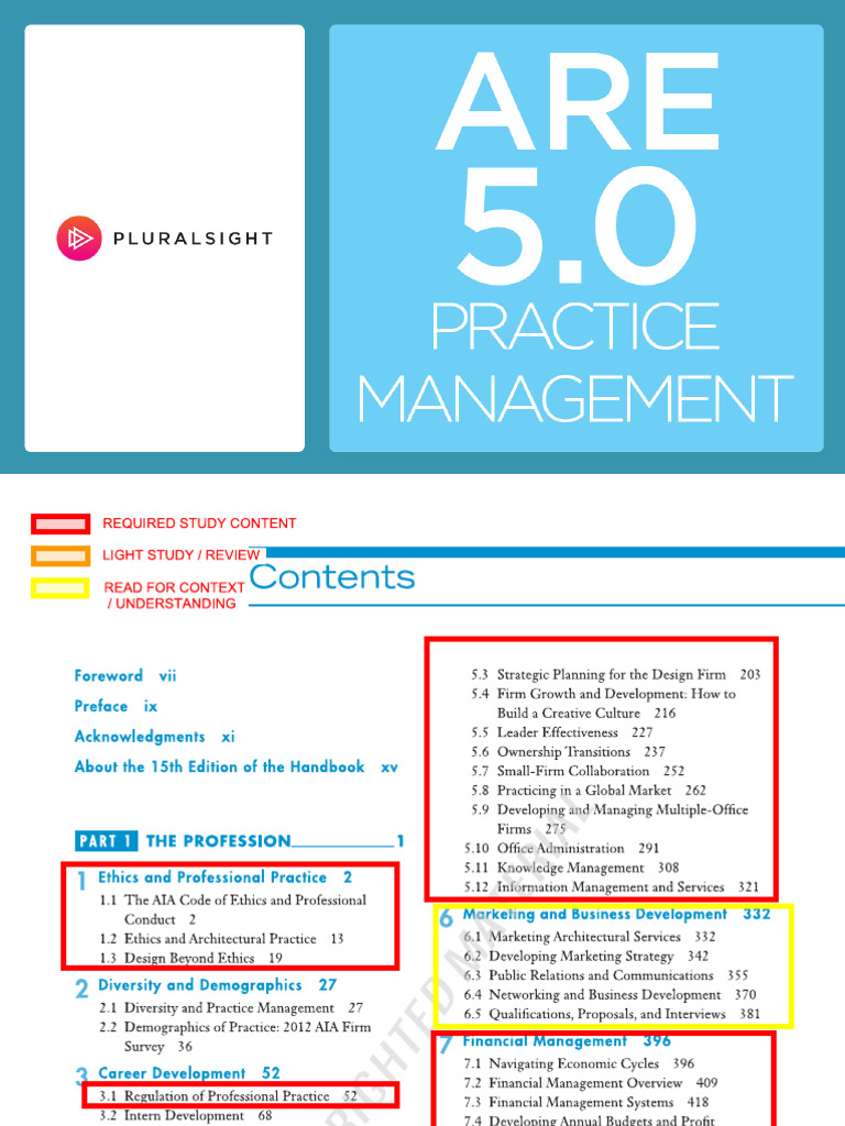 AHPP PCM Sections To Study v2 | PDF