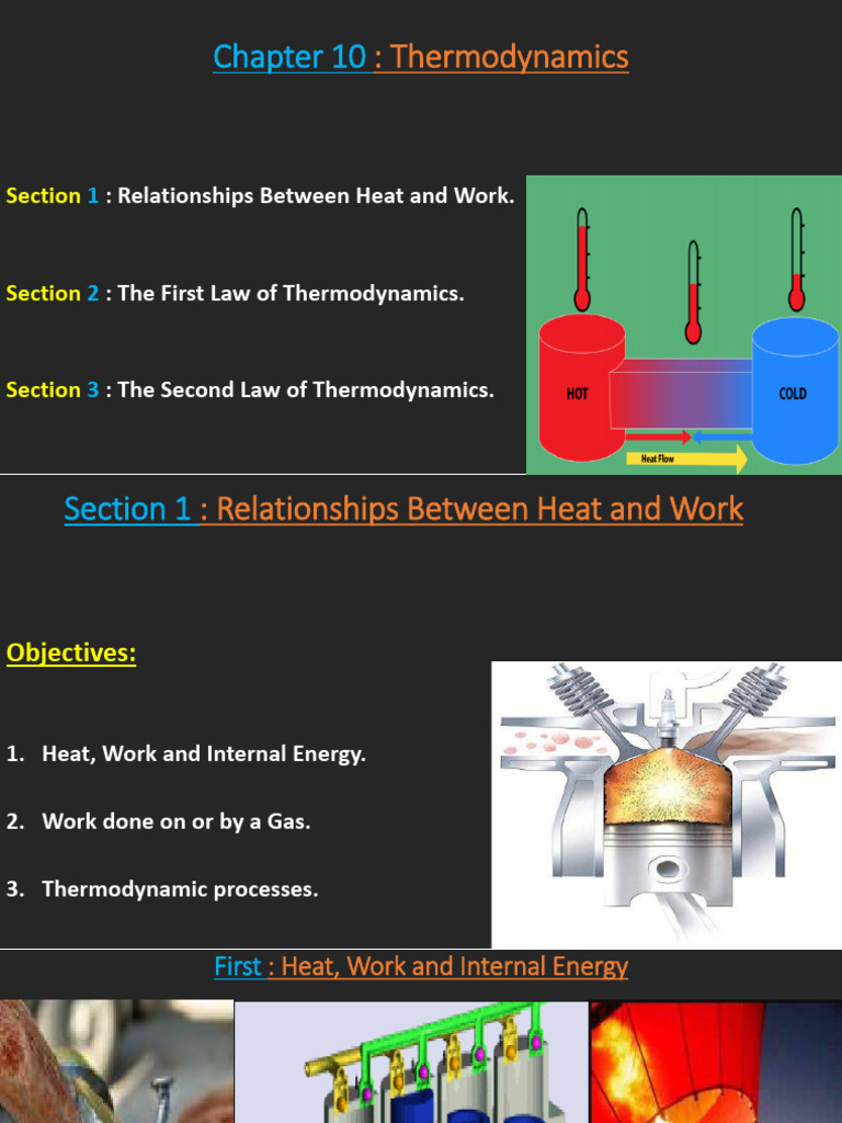 Chapter 10 Thermodynamics Section1 | PDF