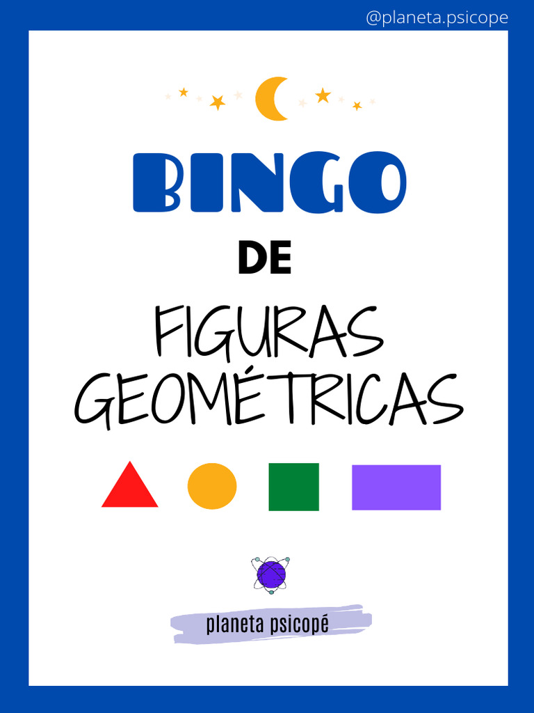 Bingo de Figuras Geometricas | PDF