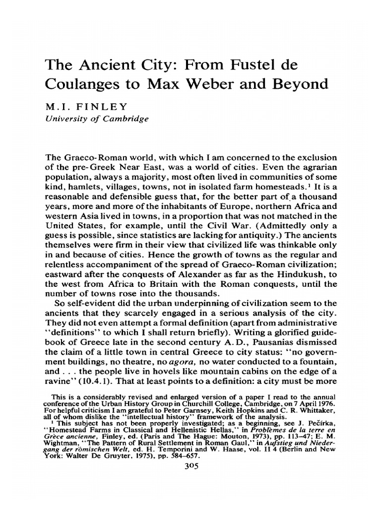 FINLEY, Moses - The Ancient City | PDF