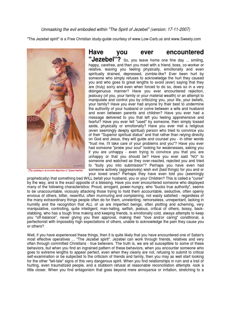 jezebel | Seduction | Witchcraft