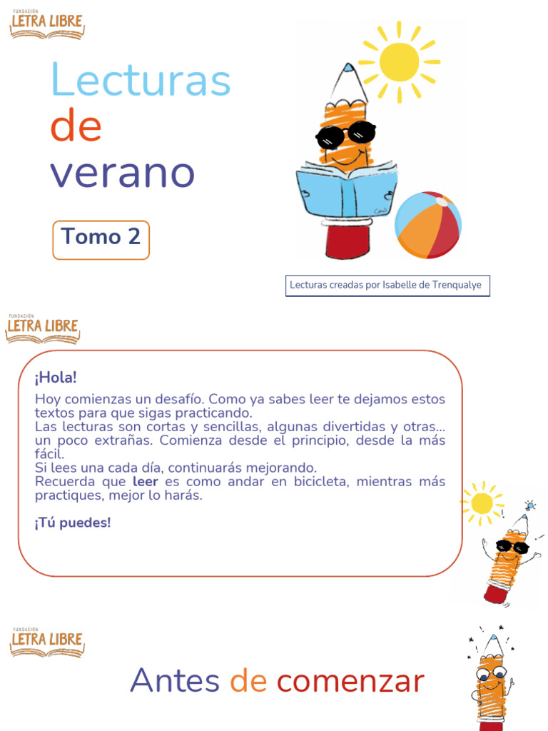 Lecturas 1° y 2° Tomo 2 | PDF