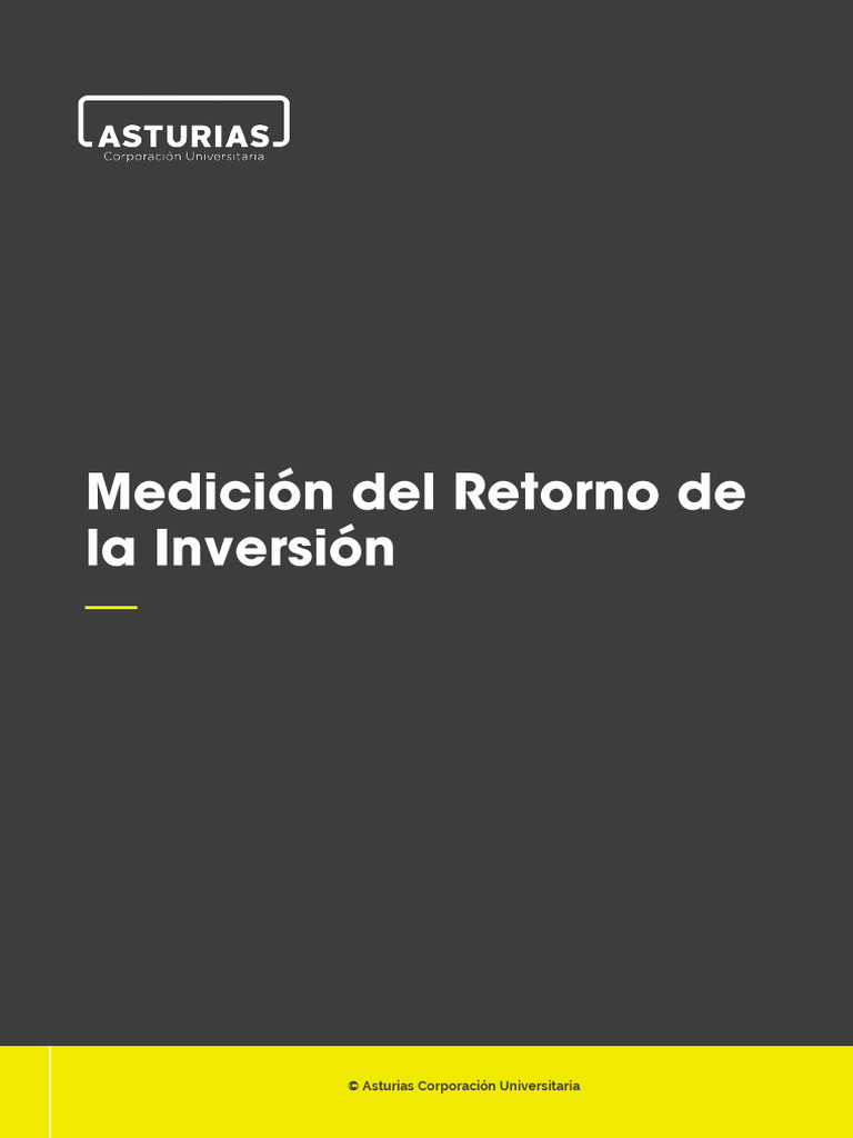 Medicion Del Retorno de La Inversion | PDF Medicion Del Retorno de La Inversion | PDF