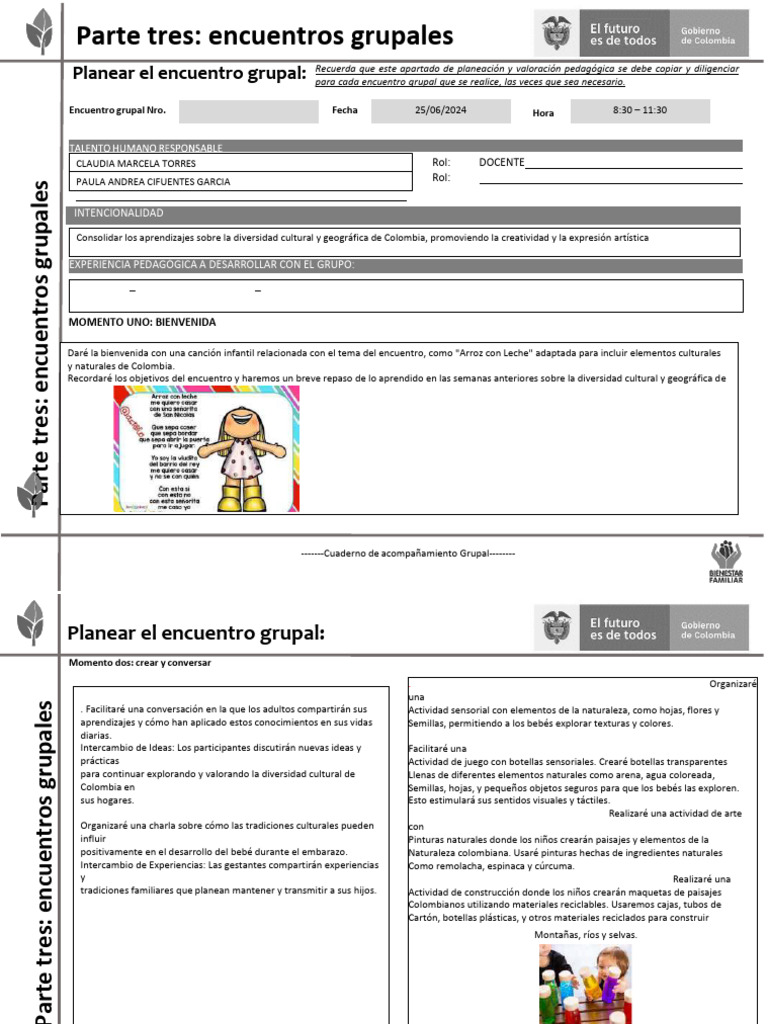 4.PLANEACION GRUPAl Modalidad Dimf | PDF