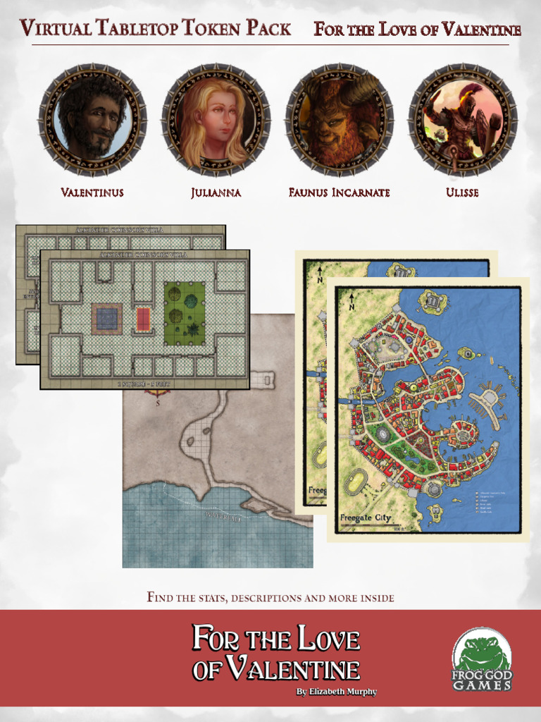 For The Love of Valentine Token and Map Pack | PDF