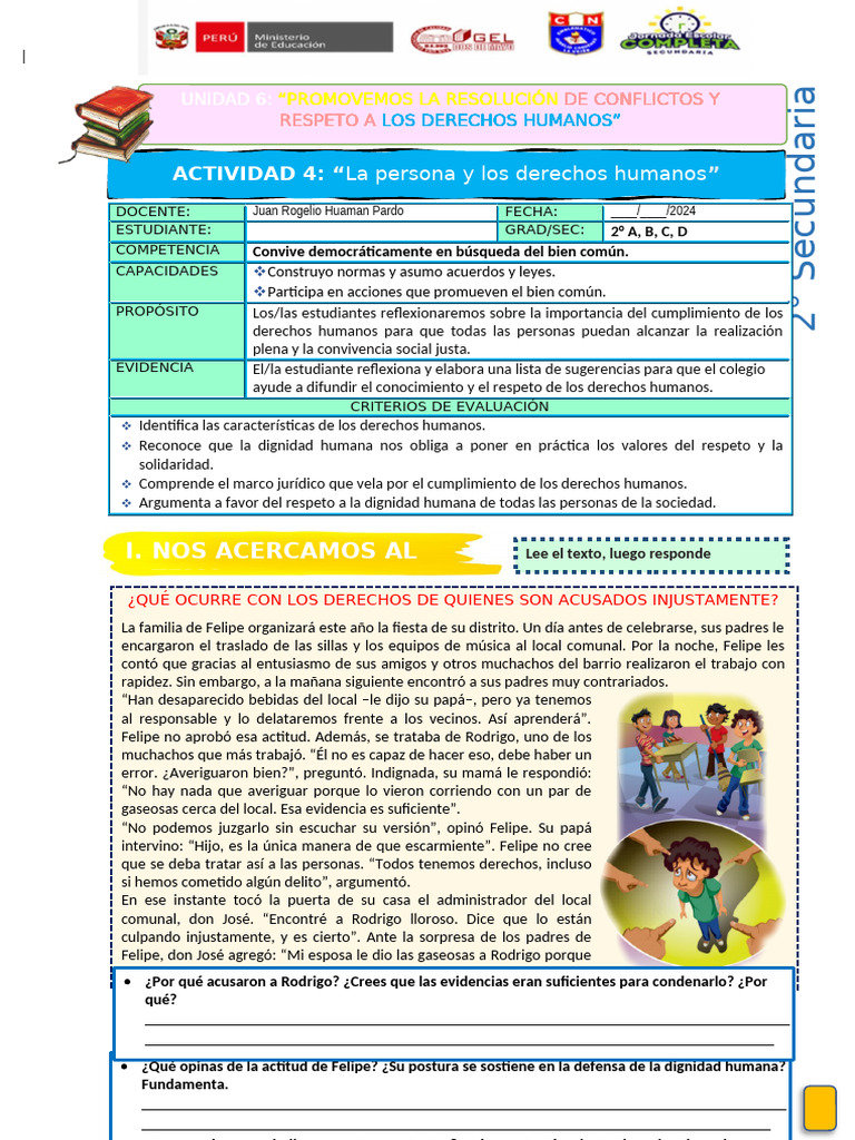 2° DPCC - Actv.04-Unid.6 2023 | PDF
