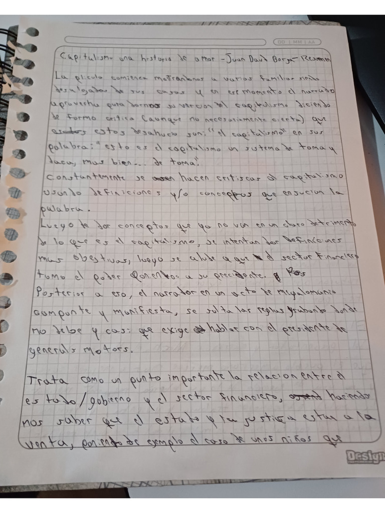 Capitalismo Una Historia de Amor Juan David Borja Hinestroza | PDF