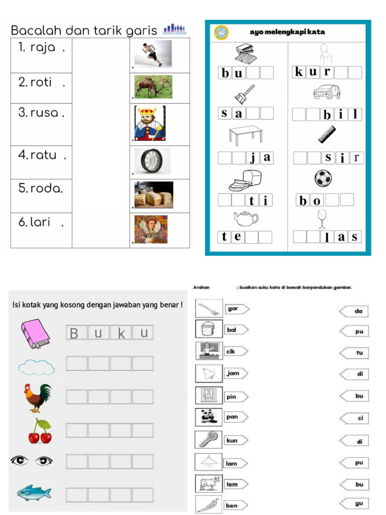 Calistung Kelas 1 - 19-08-24 | PDF