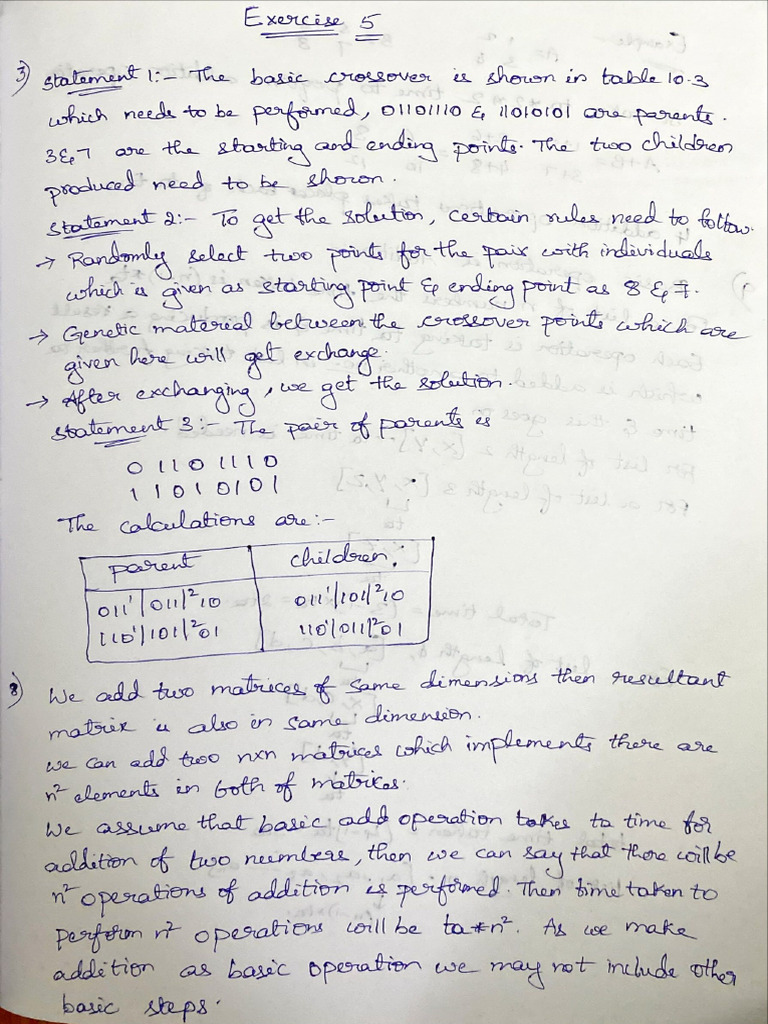 Exercise 5 Adv Algo | PDF