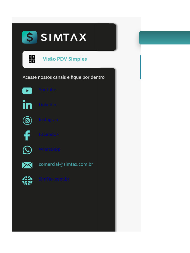 Simulador Visão Do PDV - Simples Nacional - SimTax v6.0 | PDF