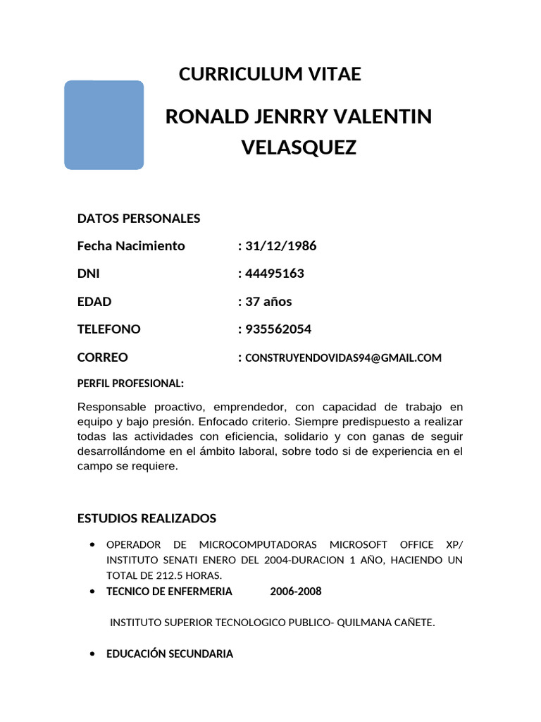 Curriculum Vitae 2024 | PDF | Programas sociales | Medicina CLINICA