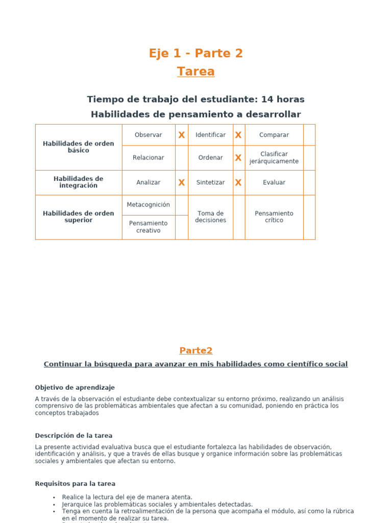 Actividad Eje 1 Parte 2 | PDF