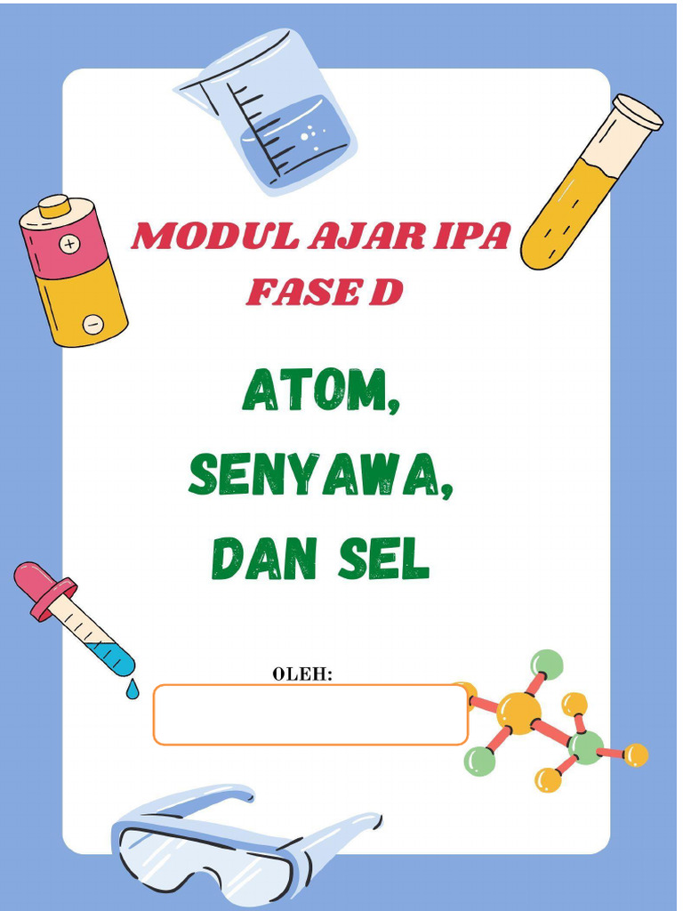 Modul Ajar Fix Atom, Senyawa, Dan Sel - Fase D | PDF