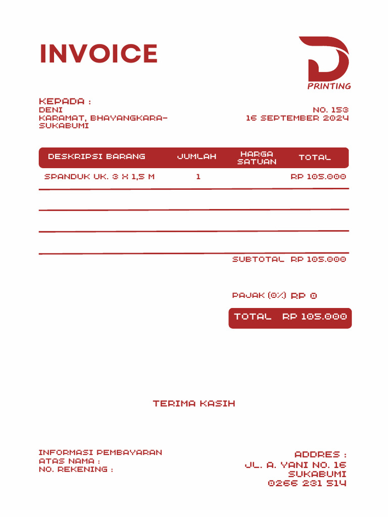 Invoice Banner | PDF