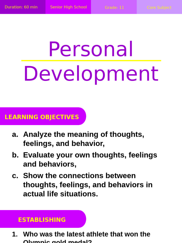 A PPT in Perdev Sy 2024 2025 Week 4 Lesson 5 1 | PDF