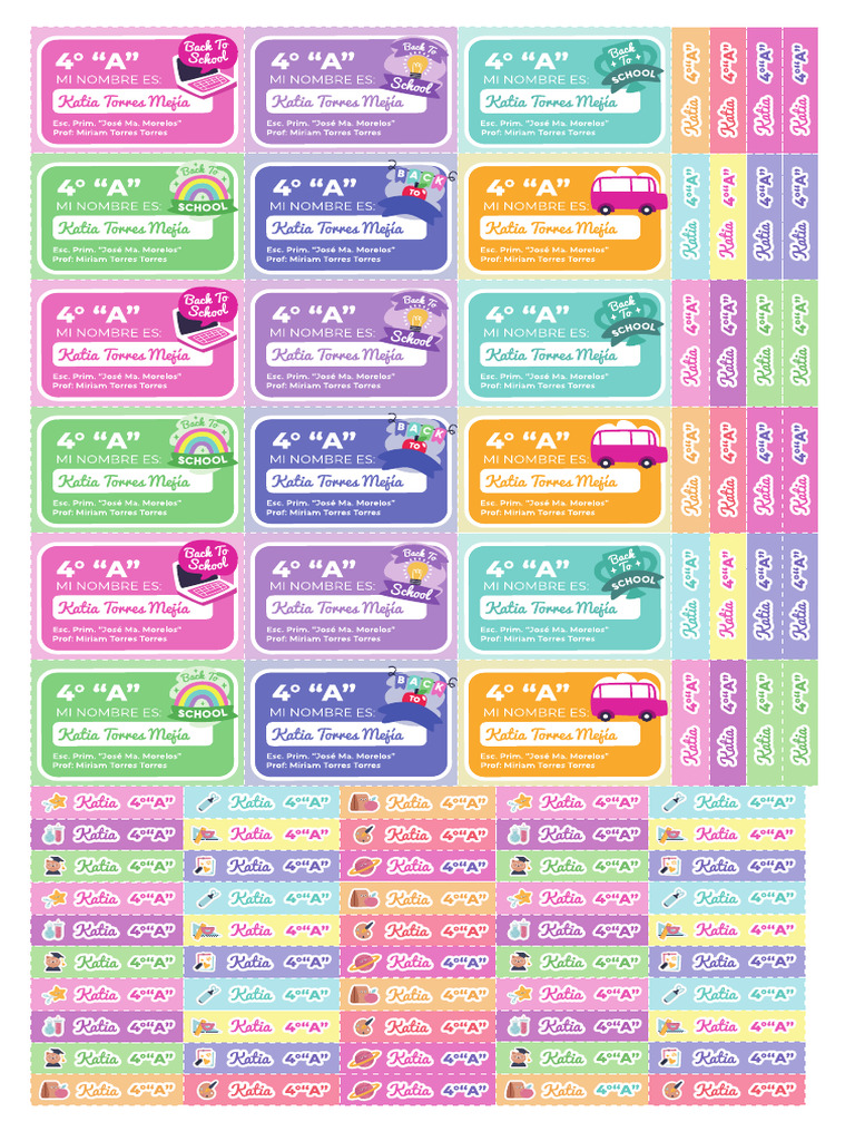 Stickers Katy 4a | PDF