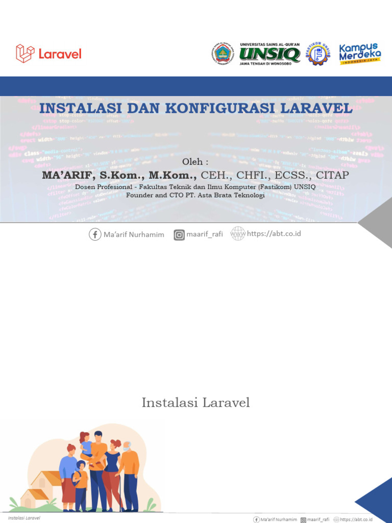 Instalasi Dan Konfigurasi Laravel | PDF