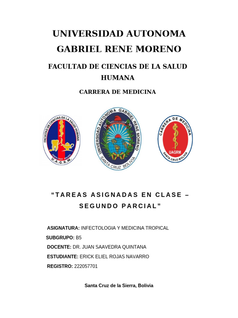 Tareas Resueltas Infecto 2024 2do Parc | PDF