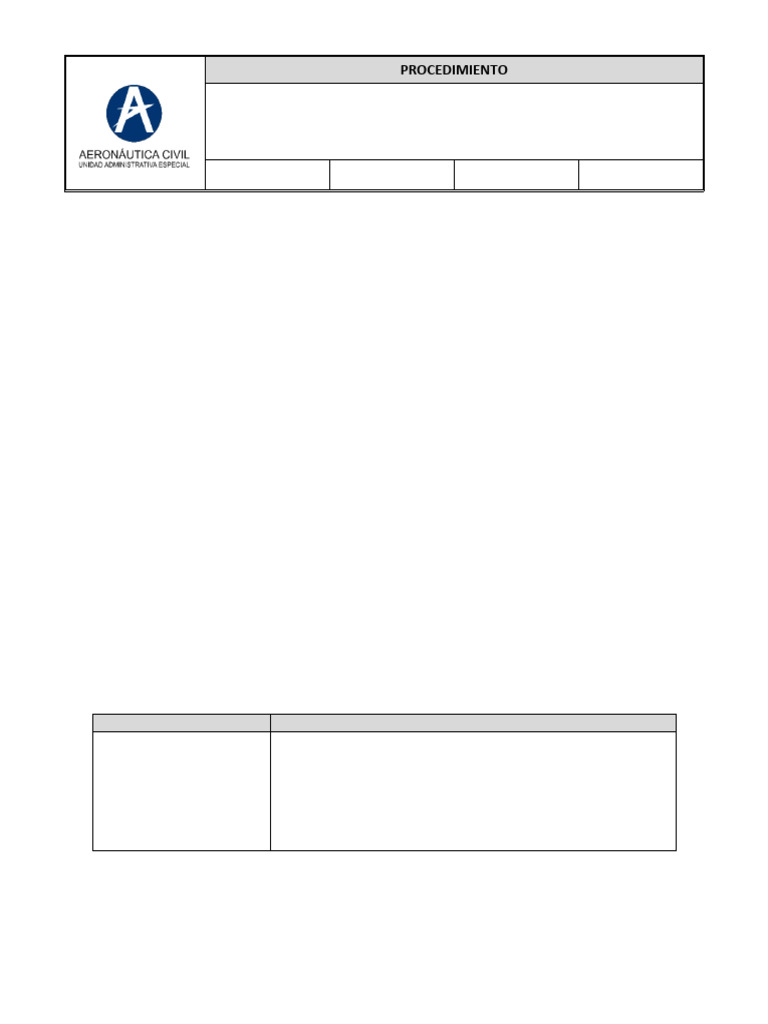 Borrador Formato Procedimiento Programa Mantenimiento. | PDF