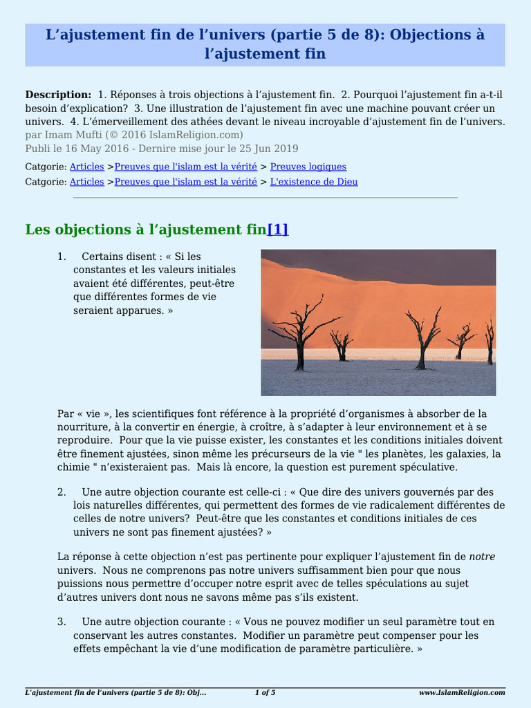 Fine-Tuning of The Universe Part 5 of 8 10528 FR | PDF