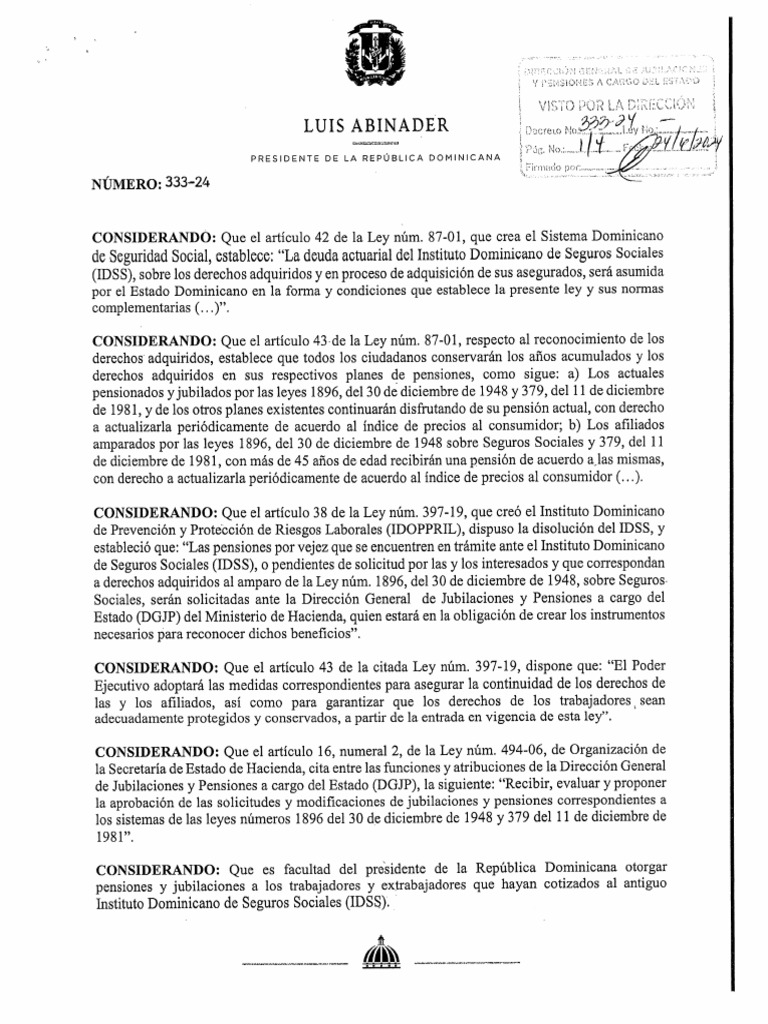 Decreto 333 2024 | PDF