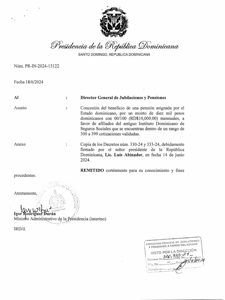 Decreto 330 2024 | PDF