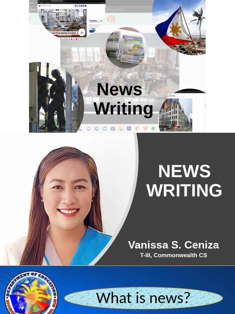 News Writing - Vanissa Ceniza | PDF
