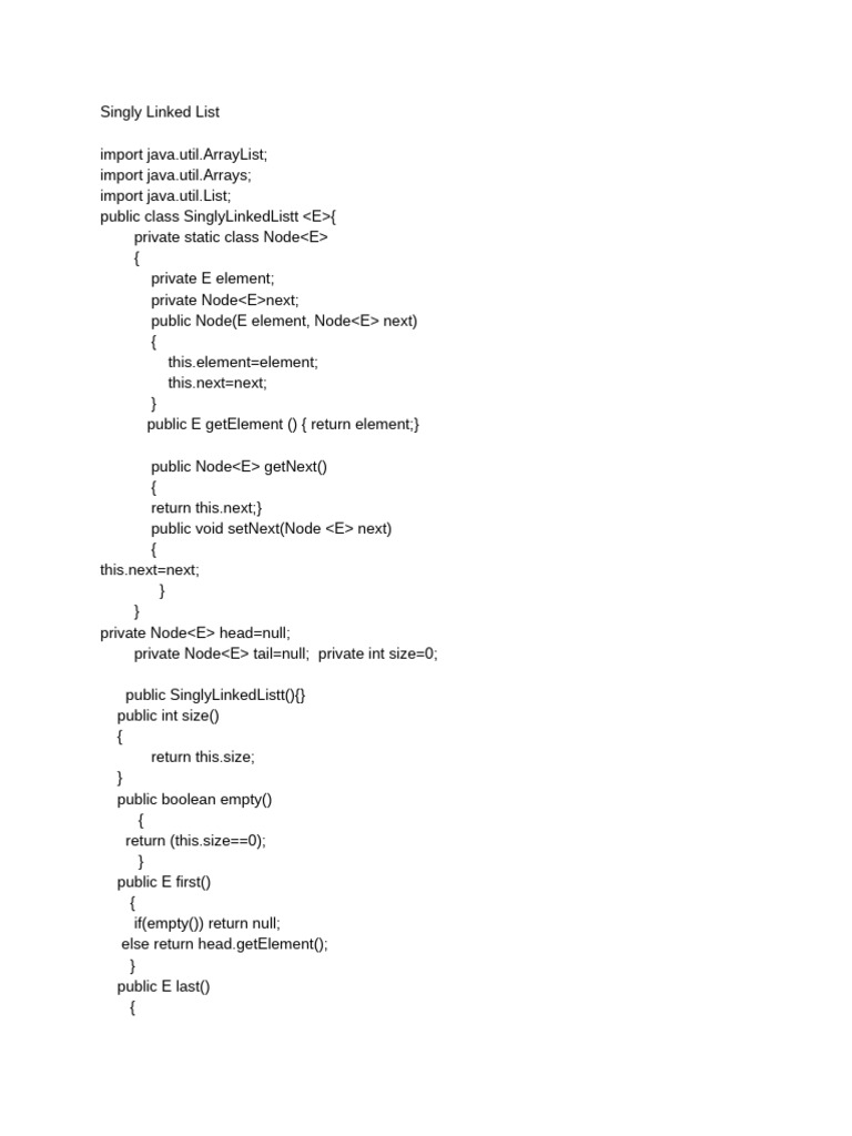 Data Structures Linked List Application and Exercises | PDF Data Structures Linked List Application and Exercises | PDF