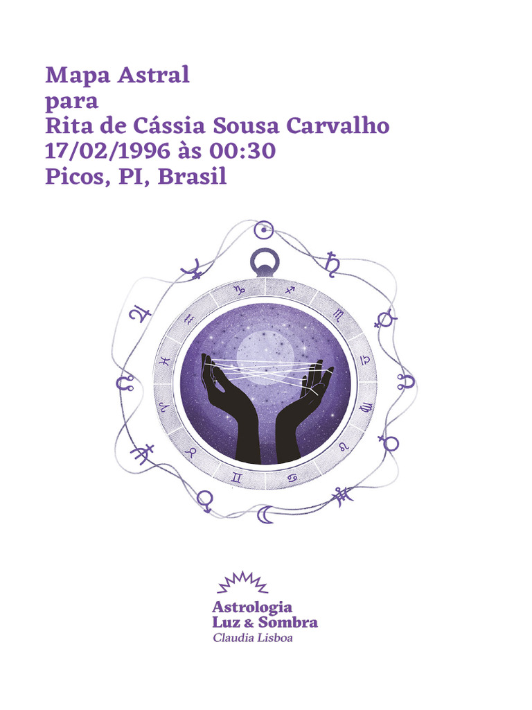 Mapa Astral Digitalizado - Modelos | PDF | Astronomía