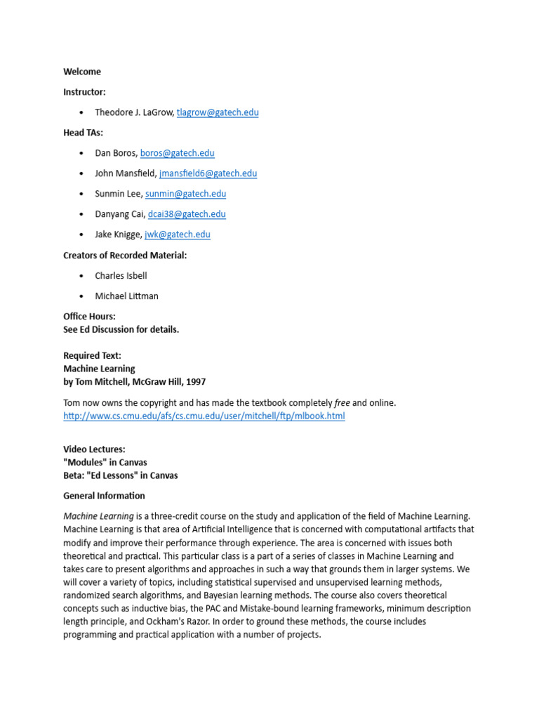 CS 7641 2024-3 | PDF