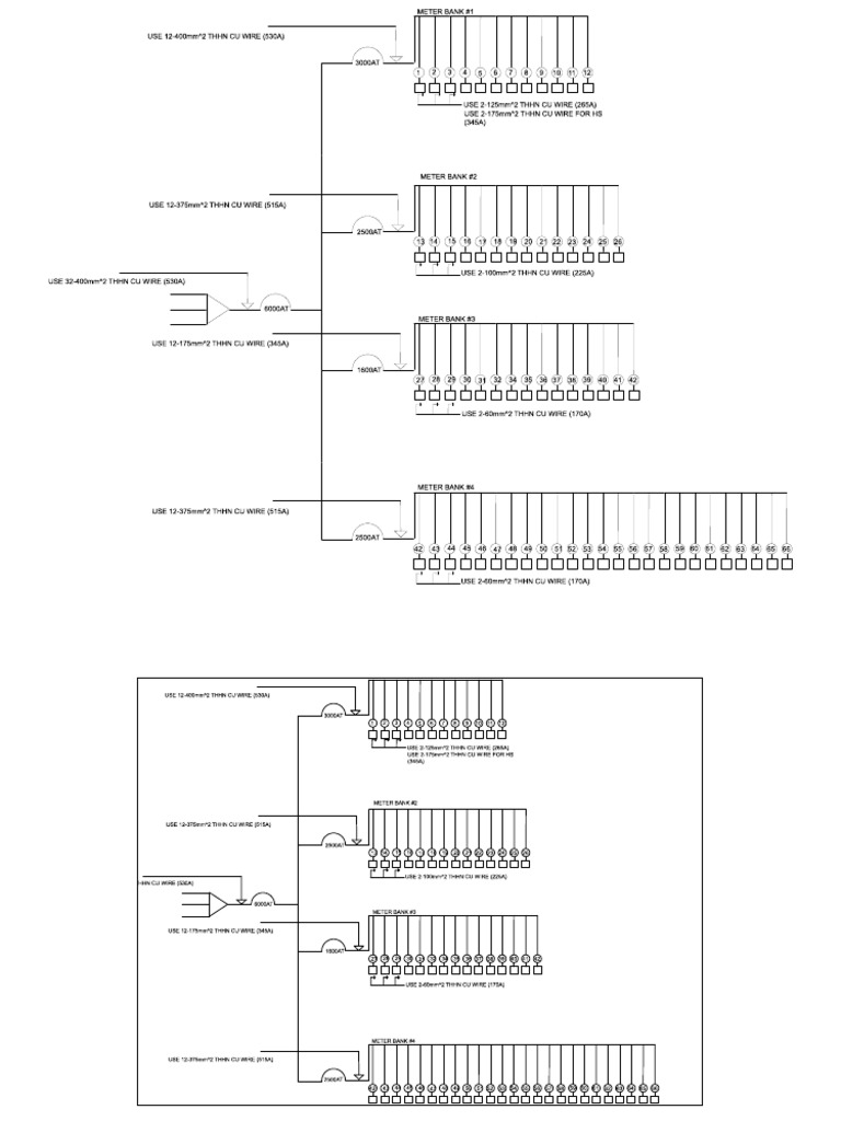 Meter Bank Diagram2.Dwg | PDF