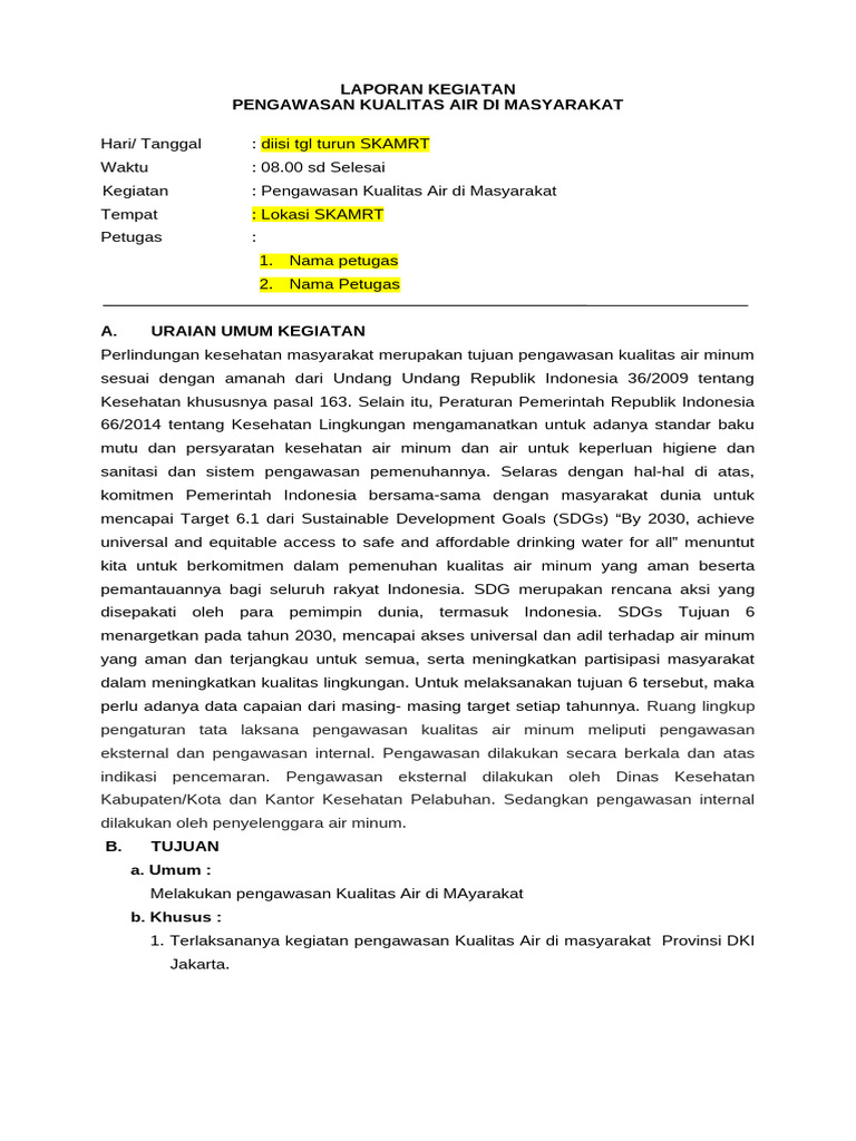 Laporan SKAMRT | PDF