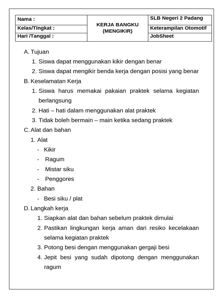 Jobsheet 3 | PDF
