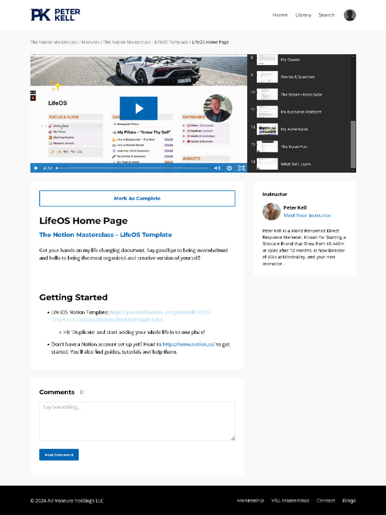 01-LifeOS Home Page | PDF