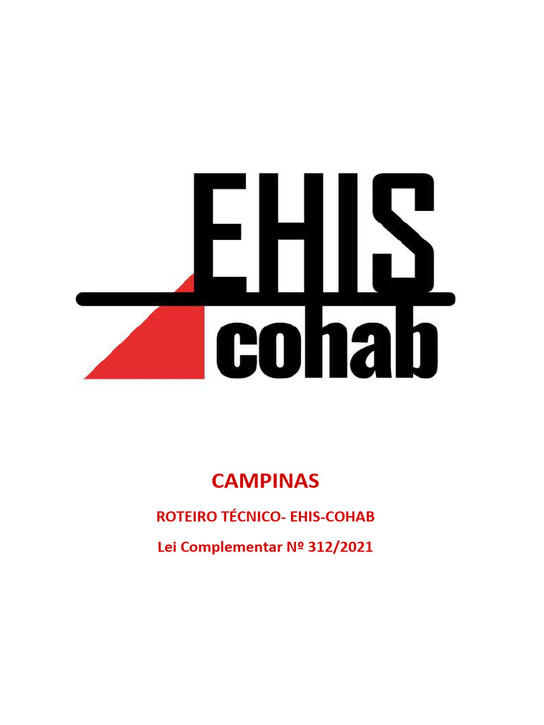 Roteiro Tecnico EHIS-COHAB V04b 2022 | PDF